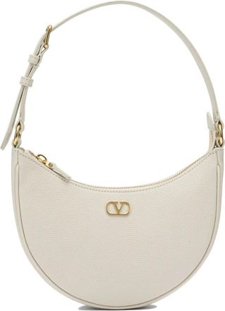 Valentino Garavani Femme, Sacs, Blanc, Taille: ONE Size VLogo Signature Mini Sac Hobo