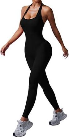 Generic Combinaison Noire Manches Longues Jean Noir Dentelle Bohème Vétément Haltérophilie XXL Smockée Eponge Confort Baptême Crepe Estivale Shorts Soir Devan