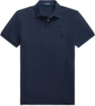 Ralph Lauren CUSTOM SLIM FIT BIG PONY MESH POLO SHIRT