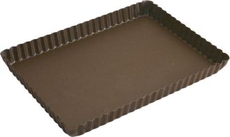 G&ouml;bel 225710 Rechteckige Torte mit festem Boden mit Antihaftbeschichtung