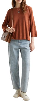 Benetton Damen Maglia G/C M/L 105gd105u Pullover, braun, Small