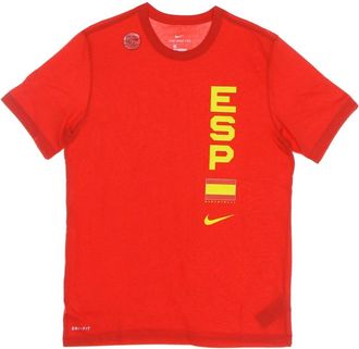 Nike Dri-FIT Team Tee Spain - - Sport - Herren - Rot - L