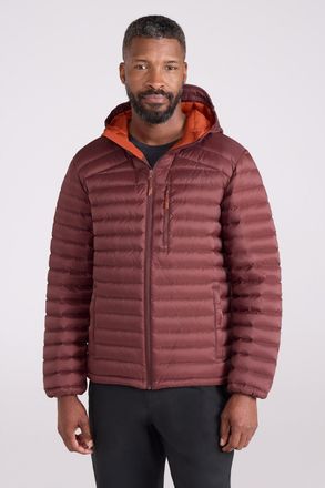 Mountain Warehouse Henry II Extreme Steppjacke Daunen-gef&uuml;llt f&uuml;r Herren (Burgunderrot)