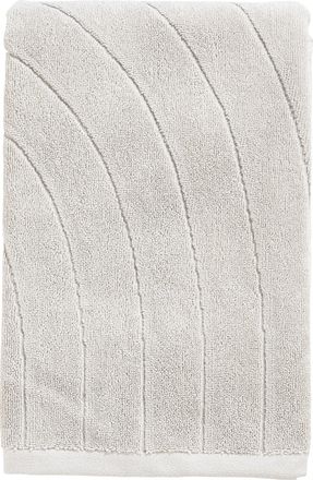 Zone Denmark Time Handtuch, Badehandtuch, Duschtuch aus 100% Baumwolle, 70 x 140 cm, Soft Grey (Grau)