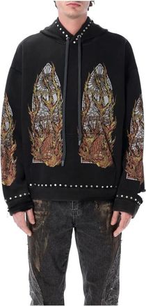 Who Decides War by Ev Bravado Homme, Sweatshirts et sweats &agrave; capuche, Noir, Taille: M Hardware Hooded Pullover