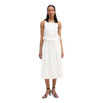 Isabelle Blanche Maxikleid mit ausgestelltem Rock - - Dresses - Damen - Wei&szlig; - XS