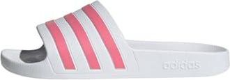 adidas Femme Adilette Aqua Slides, Cloud White / Rose Tone / Cloud White, 44.5 EU