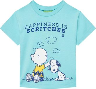 Benetton United Colors Of Benetton T-Shirt 3X1SG10IB Blau Regular Fit