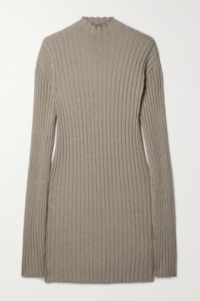 The Row Deidree Pullover Aus Gerippter Seide - Braun