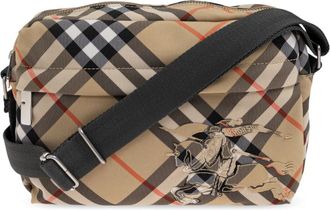 Burberry Homme, Sacs, Brun, Taille: ONE Size Petit sac bandouli&egrave;re &agrave; carreaux