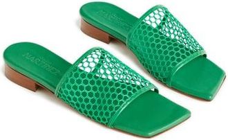 Souliers Martinez Mules plates Chica en cuir