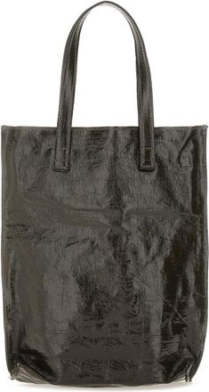 Uma Wang Womens Medium Tote Bag Brown Linen Handbags Hand