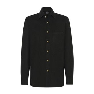 Kiton Herren, Shirts, Schwarzk, 2XLGröße