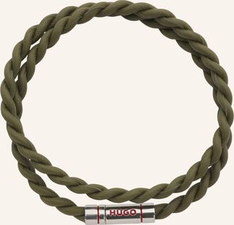 HUGO BOSS Hugo Armband E-doublebraid4-Bra gruen
