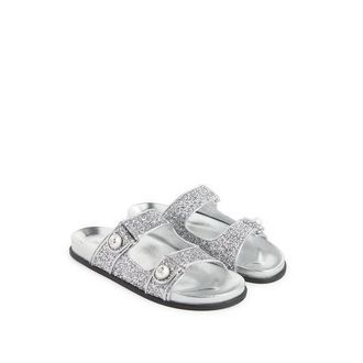 Jimmy Choo London Sandales m&eacute;tallis&eacute;