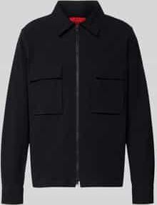 HUGO BOSS Oversized Overjacket aus Baumwoll-Mix Mondall ESELIO