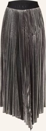 AllSaints Allsaints Plisseerock Jax silber