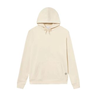 Les Deux Homme, Sweatshirts et sweats à capuche, Blanc, Taille: XL Pull Blanc en Soie & Nylon