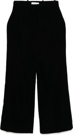 Nina Ricci Hose aus Samt - Schwarz
