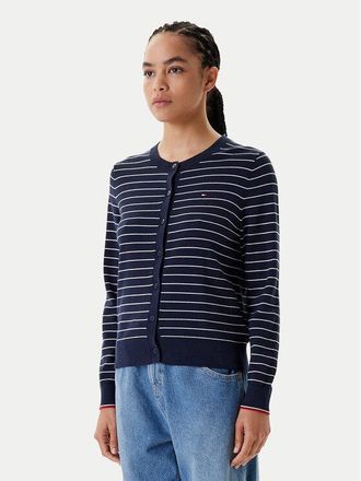 Tommy Hilfiger Strickjacke WW0WW42370 Dunkelblau Regular Fit