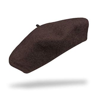 Fiebig Beret Hommes & Femmes | Basque en Laine avec Doublure | en Plusieurs Tailles et Couleurs | Basque en 100% Pure Laine Vierge | Basque en Feutre Made in