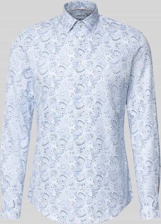 Jake*s Slim Fit Businesshemd aus reiner Baumwolle