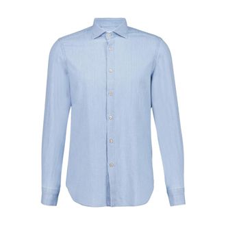 Boglioli Herren, Shirts, Blau, MGr&ouml;&szlig;e
