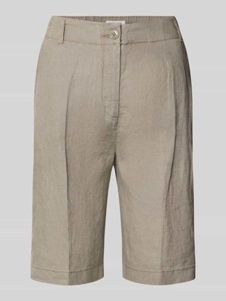 Christian Berg Leinenshorts mit Eingrifftaschen