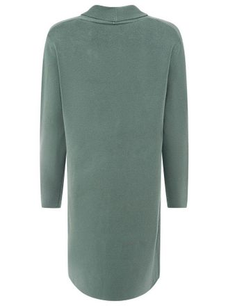 Zwillingsherz Cardigan Jessi mit Kragen, Langarm, aufgesetzte Taschen, ohne Verschluss, knielang