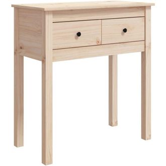 vidaXL Konsolentisch 70x35x75 cm Massivholz Kiefer Vidaxl