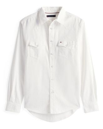 Tommy Hilfiger Jeanshemd mit aufgesetzten Brusttaschen in