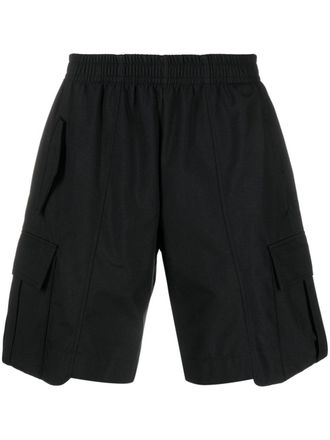 Styland short cargo à taille élastiquée - Noir
