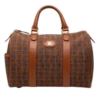 Burberry Sac Boston Pre-owned - Femme - Pre-owned - Brun - Taille: ONE Size