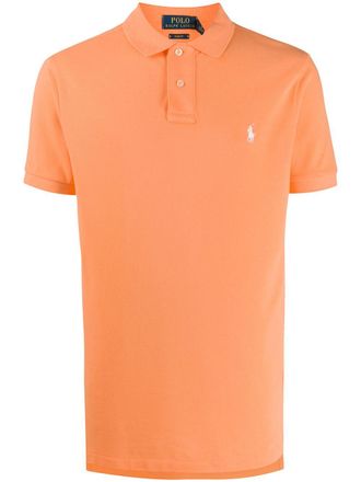 Polo Ralph Lauren polo &agrave; logo brod&eacute; - Orange