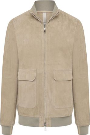 Duno Blouson aus weichem Ziegenveloursleder mit Stehkragen in