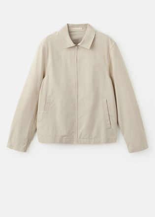 Mango Veste l&eacute;g&egrave;re en m&eacute;lange de coton beige - Homme - XXL - MANGO MAN
