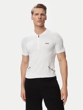 HUGO BOSS T-Shirt Game 2 50564794 Wei&szlig; Slim Fit