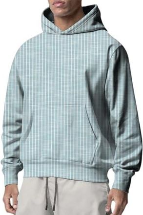 Generic Lightweigh Sweat &agrave; capuche uni pour homme 2026 Printemps Automne et Hiver Sweat &agrave; capuche sportif et d&eacute;contract&eacute; ray&eacute; pour homme Haut V&ecirc;tements pour e