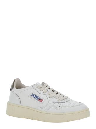 Autry Womens Low Top Sneakers Medalist White Leather Trainers