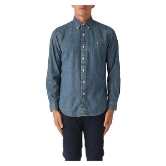 Polo Ralph Lauren Homme, Chemises, Bleu, Taille: 2XL Chemise en denim coupe sur mesure