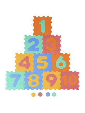 Vertbaudet Teppich 10 Fliesen Marelle Mehrfarbig TU