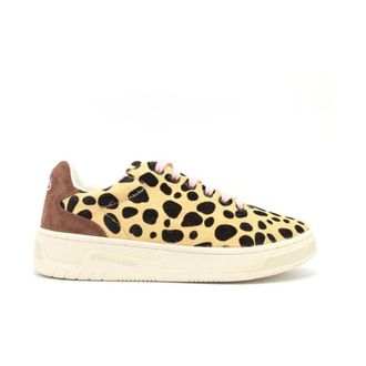 Scotch & Soda Femme, Chaussures, Multicolore, Taille: 39 EU Leather Low Top Baskets