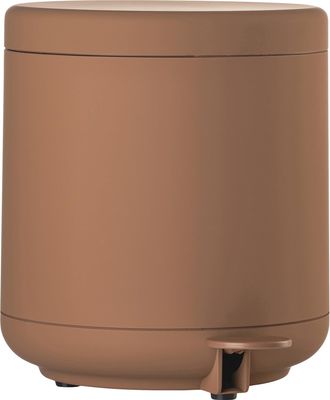 Zone Denmark Ume M&uuml;lleimer Bad, Kosmetikeimer, Treteimer mit Deckel f&uuml;rs Badezimmer, mit herausnehmbarem Inneneimer und Soft-Close, Durchm. 19,5 cm, H&ouml;he 22 cm, 4 