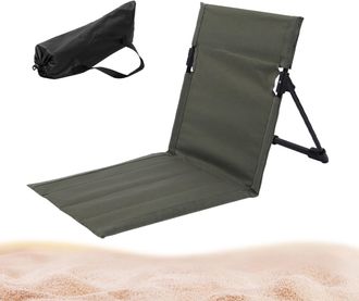 Generic Faltbarer Strandstuhl - 37 x 39 x 42 cm kompakt aus Legierungen, Sitz aus Polyestergewebe, Aluminiumrohr mit waschbarer, wasserdichter Oberfl&auml;che | le