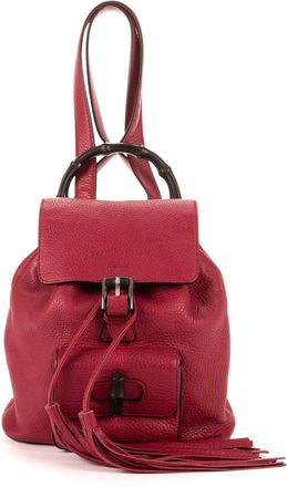 Gucci Crossbody Bags - Bamboo Tassel Backpack - Gr. unisize - in Rosa - f&uuml;r Damen