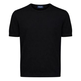Drumohr Homme, Tops, Noir, Taille: 2XL T-Chemises