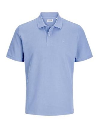 Jack & Jones Jack & Jones T-Shirt pour Homme avec Logo Polo, Chambray Blue., XL