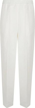 Fabiana Filippi Femme, Pantalons, Beige, Taille: 36 FR Pantalon &agrave; poches avec taille &eacute;lastiqu&eacute;e