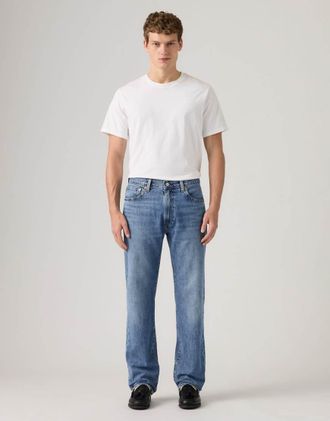 Levi's 555 The Score - Jean droit d&eacute;contract&eacute; &agrave; taille basse - Bleu