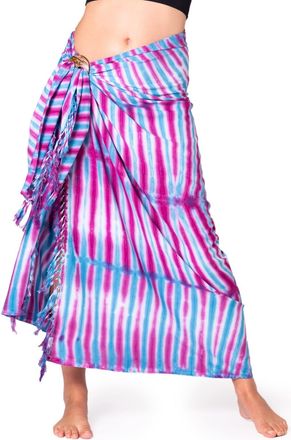 Panasiam Sarong tiedye blue pink, 190x116cm